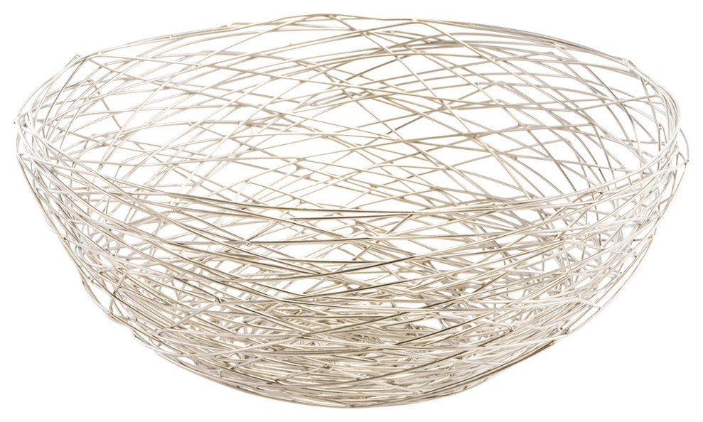 Silver Wire Bowl - Contemporary - Decorative Bowls - by Modern Day ...