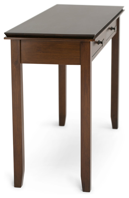 Artisan Solid Wood 46 Inch Wide Transitional Console Sofa Table In ...