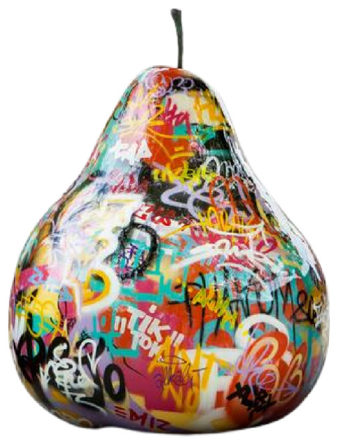 Pear Ceramic Sculpture | Andrew Martin Graffiti, 47" X 59 ...