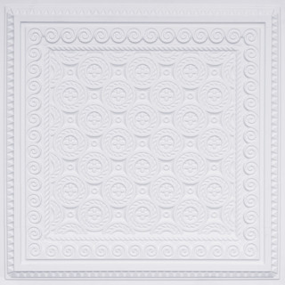 24"x24" D243 PVC Faux Tin Ceiling Tiles Set of 6 - Mediterranean ...