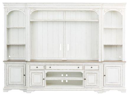 Entertainment Center with Piers (244-ENTW-ECP) - French Country ...