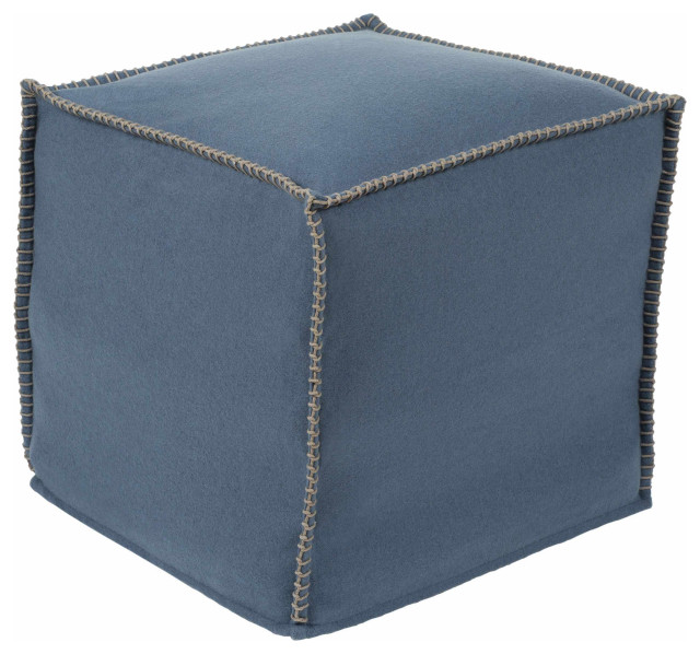 Adrian, 18""H x 18""W x 18""D Square - Transitional - Floor Pillows And ...
