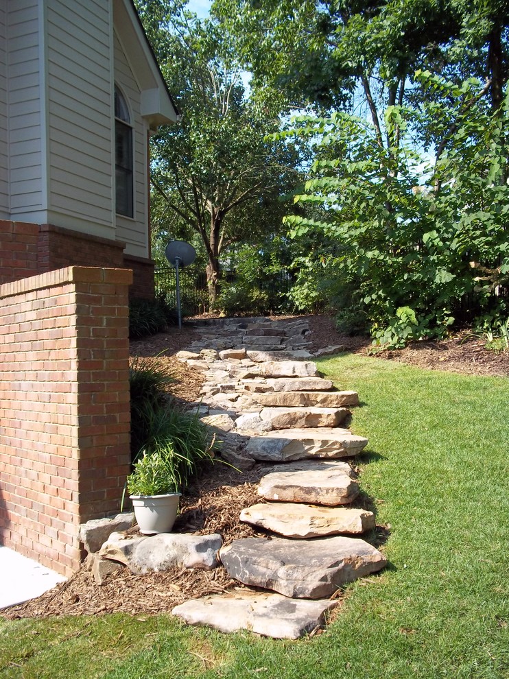 Tennessee Fieldstone Steps - Eclectic - Landscape - Atlanta - by Bloom ...
