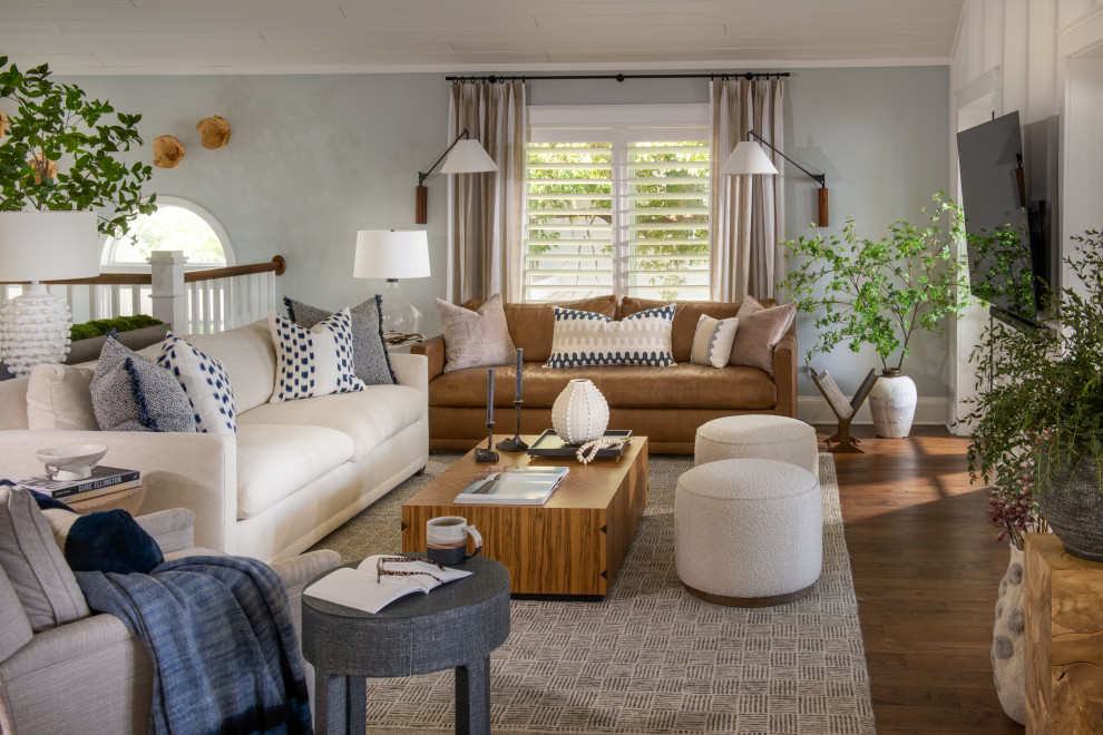 Oak Tree - Beach Style - Living Room - Orlando - by Third and Windsor ...