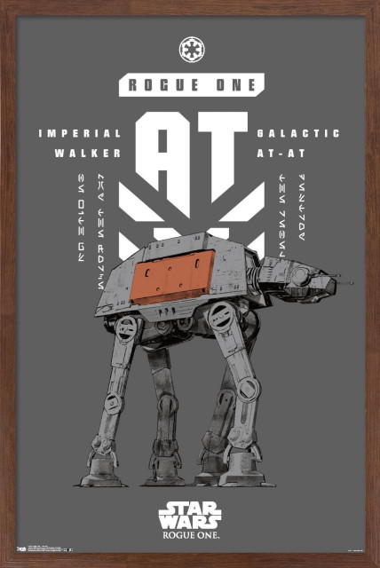 Star Wars: Rogue One - Banner, 14.725" x 22.375" - Contemporary ...