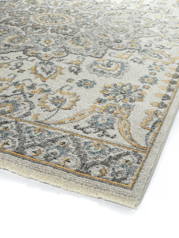 Kaleen Eddison Collection Silver Gray Area Rug 7'10"x10' - Traditional ...