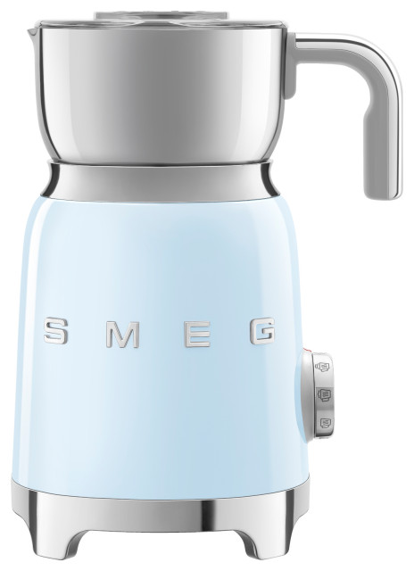 Smeg 50's Retro Pastel Blue Milk Frother - Transitional - Milk Frothers ...