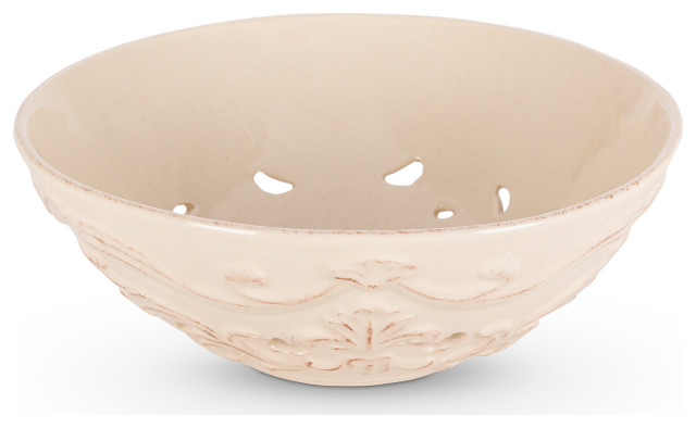 GG Collection Acanthus Stoneware Berry Bowl - French Country ...