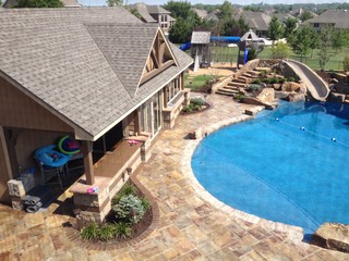 Custom Moss Rock Pool