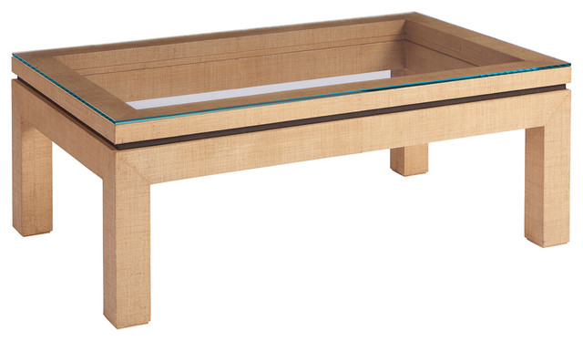 Harbor Raffia Cocktail Table - Transitional - Coffee Tables - by ...