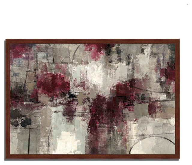 "Stone Gardens" By Silvia Vassileva, Framed Painting Print, Ready To Hang - Contemporary ...