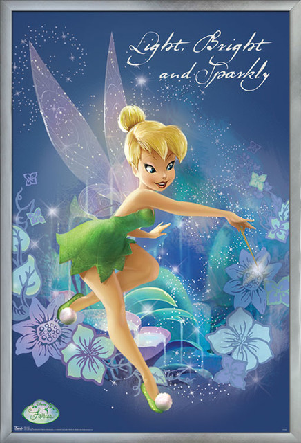 Tinker Bell CGI Poster, 24.25"x35.75" - Contemporary - Kids Wall Decor ...