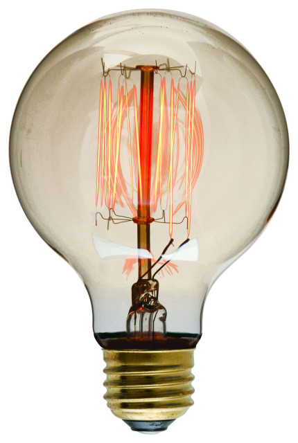 G80 15 Anchors 40W E26 Gold Glass Light Bulb - Traditional ...