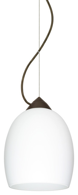Lucia 1 Light Pendant Lighting, Bronze - Contemporary - Pendant ...