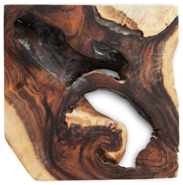 Chamcha Wood Wall Tile, Assorted Styles - Rustic - Wall Accents - by ...