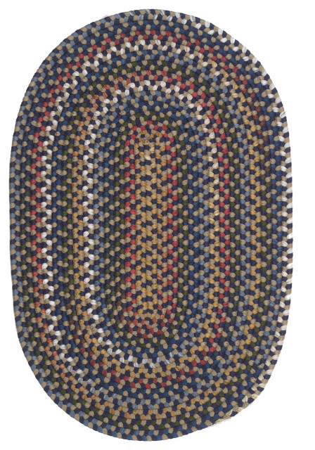 Colonial Mills Wayland Oval Braided Rug, 10X14 - Contemporary - Area ...