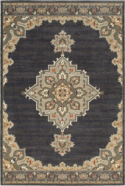 Oriental Weavers Pasha 072E2 Blue/ Grey Area Rug, 7'10"x10'10 ...