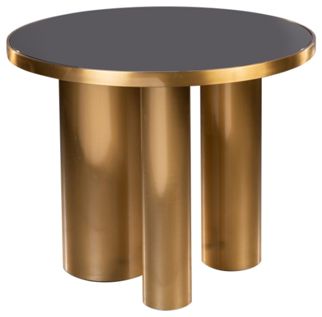Balmain Round Accent Table - Contemporary - Side Tables And End Tables ...