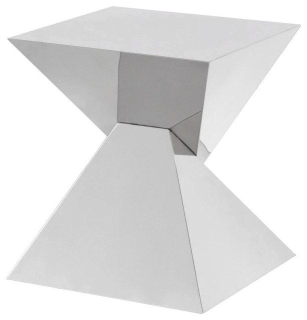Azalea Silver Side Table - Contemporary - Side Tables And End Tables ...