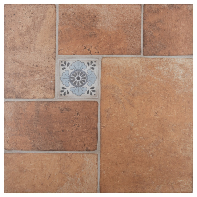 Tovar Cotto Porcelain Floor and Wall Tile Sample - Contemporary - Tile ...