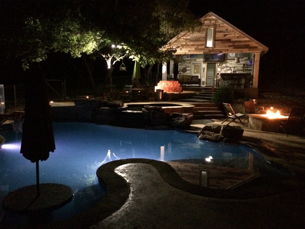 Hill Country Pool House - Dallas - by Restoring Texas | Houzz