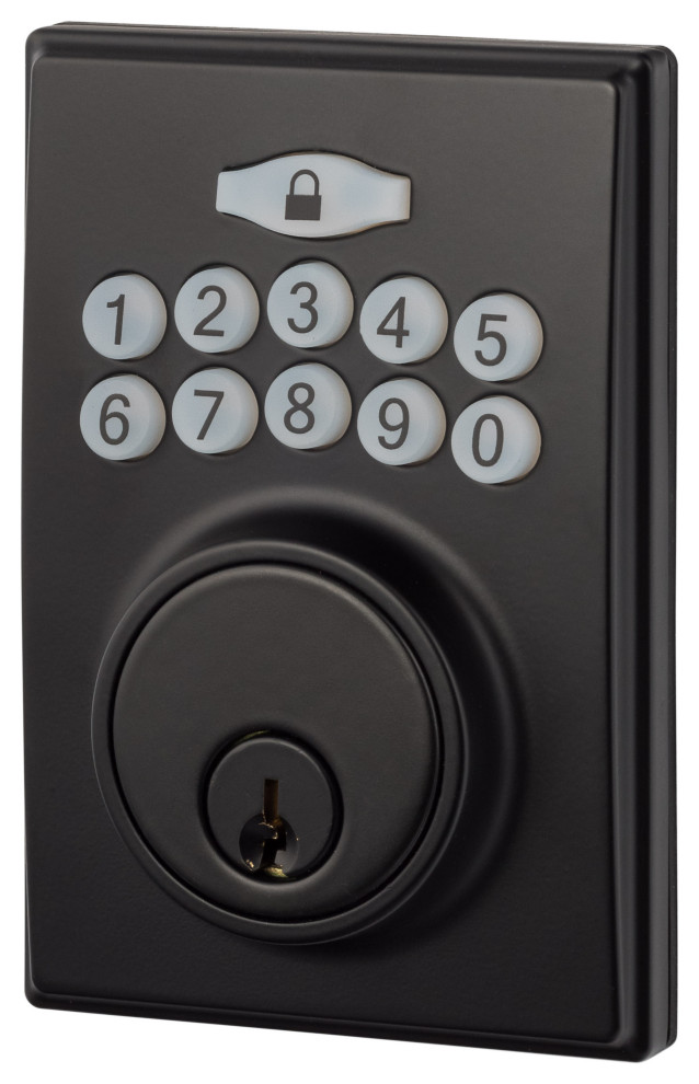 Electronic Keypad Deadbolt, Modern - Transitional - Door Locks - by ...