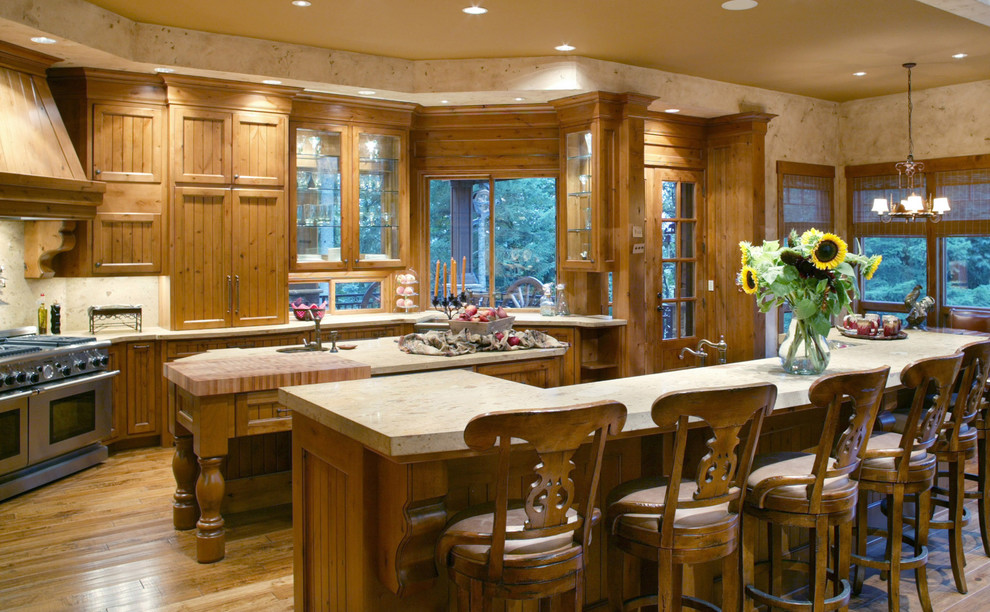 Western Ranch - Rustic - Kitchen - Portland - by Alan Mascord Design ...