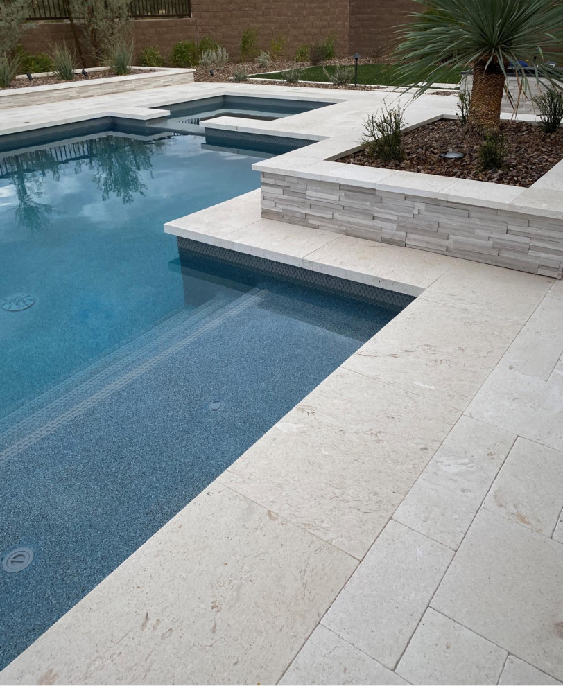 Custom Pool Deck - Contemporary - Pool - Phoenix - by Nanette Injeski ...