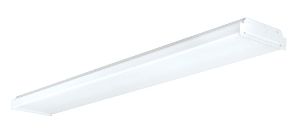 LED Wrap-LED Flush Mount-48''-30W-White Finish-Clear Prismatic Acrylic ...