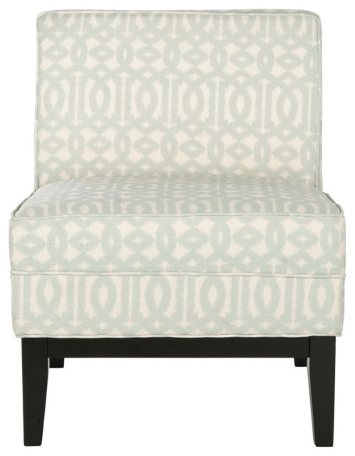 Mandy Chair, Silver/Cream - Transitional - Armchairs And Accent Chairs ...