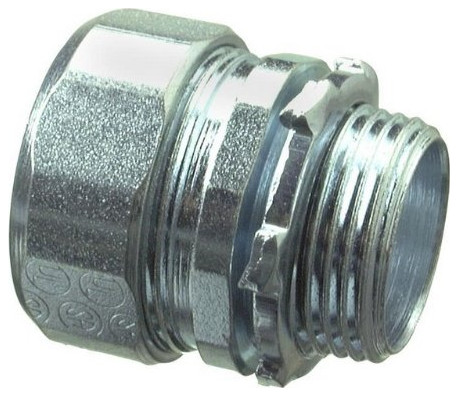 Halex® 26351 Rigid Compression Connector, 1/2", 2-Pack, 1/2 ...