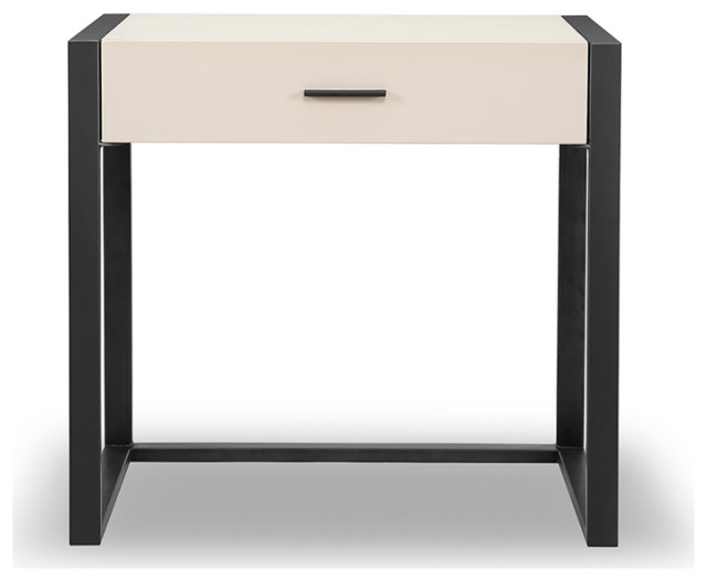 Modern Leather Bedside Table | Liang & Eimil Almati - Transitional ...