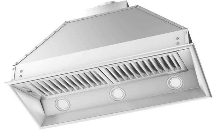 Zline 40" 1200 Cfm Outdoor Range Hood Insert, 698-304-40 - Contemporary - Range Hoods And Vents ...