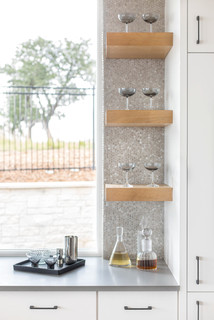 Peninsula Residence - Modern - Home Bar - Austin - by Cornerstone ...