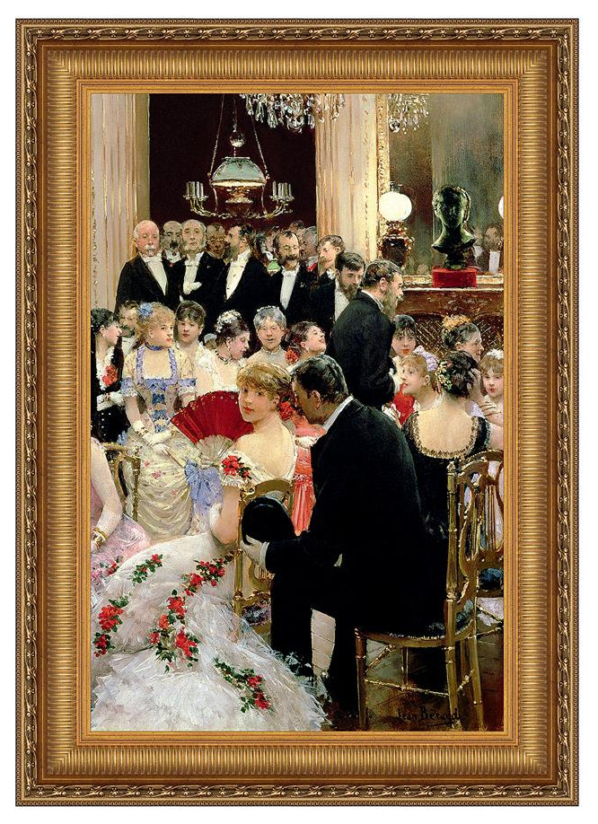 Design Toscano 24x29.5 the Soirre 1880 Canvas - Traditional - Prints ...