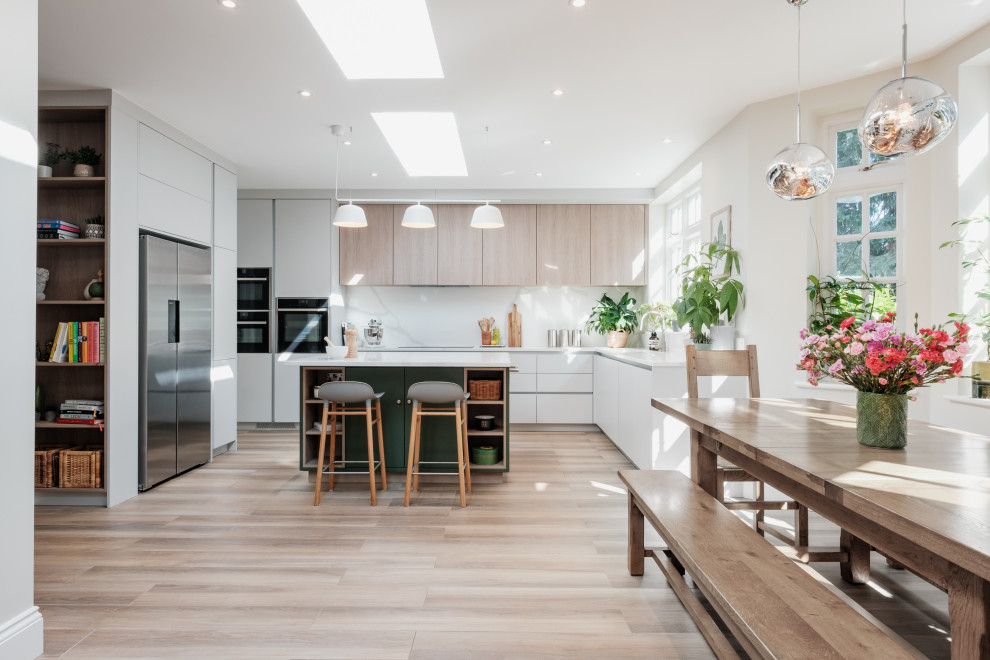 Kitchen/ ground floor renovation - Whetstone - Contemporary - Kitchen ...