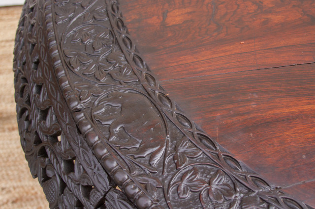 Exceptional Anglo Indian Round Table - Traditional - Dining Tables - by ...