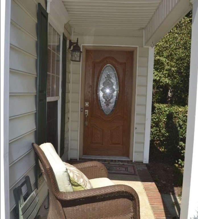 Sideways front door