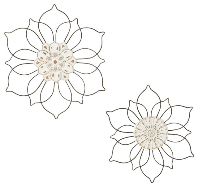 Traditional Black Metal Wall Decor Set 92135 - Farmhouse - Wall Accents ...