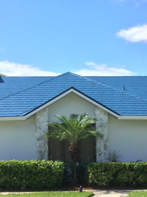 SuperRoof - Royal Blue - Traditional - Exterior - Orlando - by Hippo ...