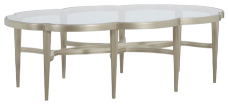 Oval Cocktail Table - Midcentury - Coffee Tables - by Caracole | Houzz