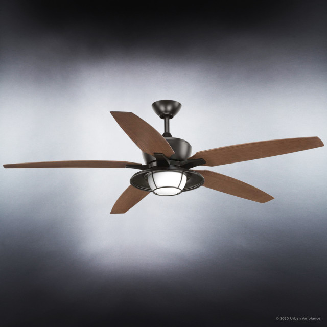 Luxury Traditional Ceiling Fan, Olde Bronze, UHP9172, Santa Monica ...