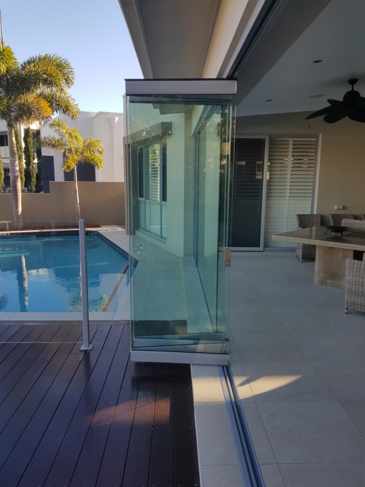 Outback Frameless Glass Bifolding door system - Moderno - Gold Coast ...