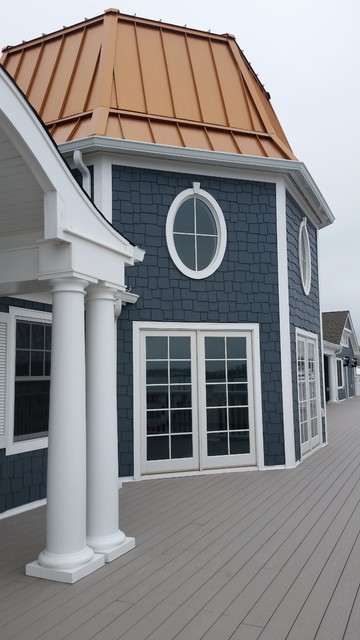 Siding James Hardie shingles/PVC Trims Azak/ Roof shingles and Metal ...