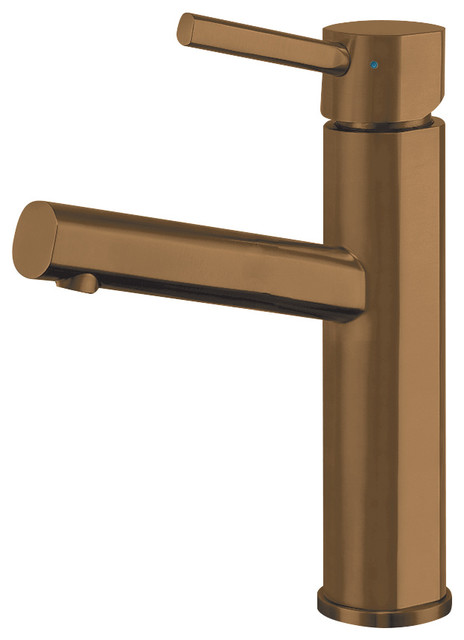 Lead-Free, Solid Stainless Steel Single lever Elevated Lavatory Faucet ...