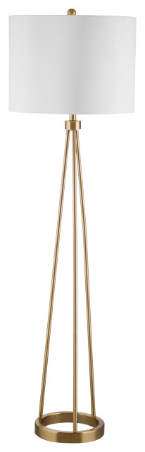 Gold Metal Legacy Floor Lamp Elegant Stand Alone Lighting - Modern ...