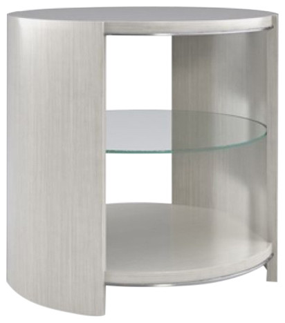Da Vita Round End Table - Transitional - Side Tables And End Tables - by Caracole | Houzz
