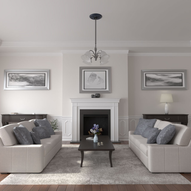 15 3/4"OD x 5/8"P Luton Ceiling Medallion (Fits Canopies up to 1 1/8 ...