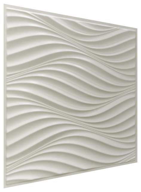 Off White Waves 3D Wall Panels - Modern - Wall Panels - by Dundee Deco ...