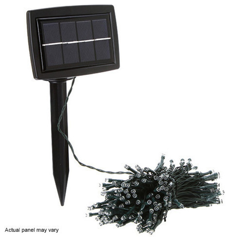 Modern Home Solar LED String Lights - 100ct Warm White - Contemporary ...